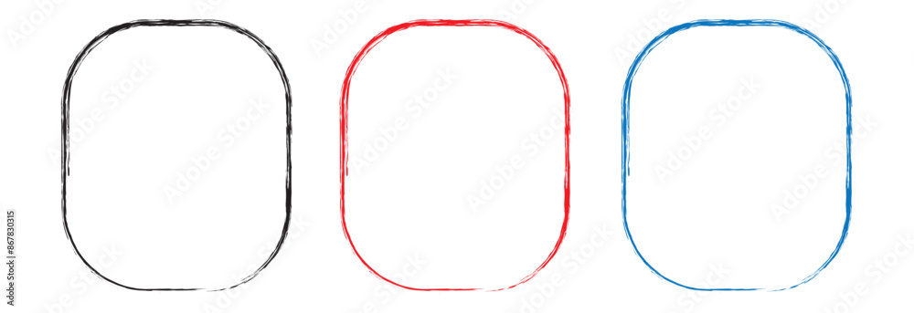 Set of highlighter brush pen hand drawn elements. Yellow realistic ...