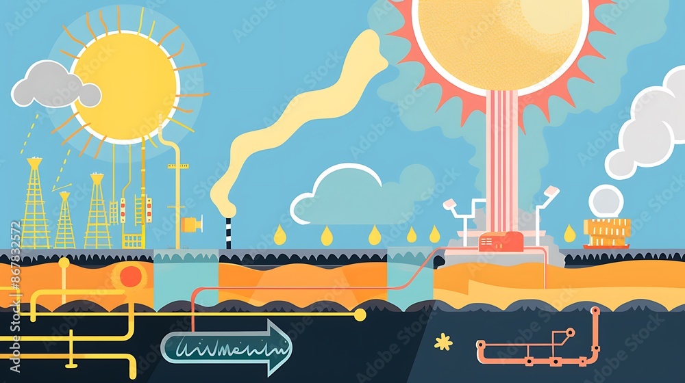 Visual aid on Heat Transfer Mechanisms explaining conduction convection ...