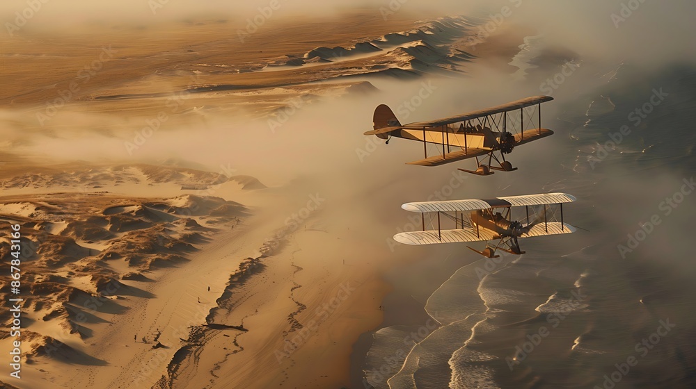 Experience first successful flight of the Wright brothers at Kitty Hawk ...