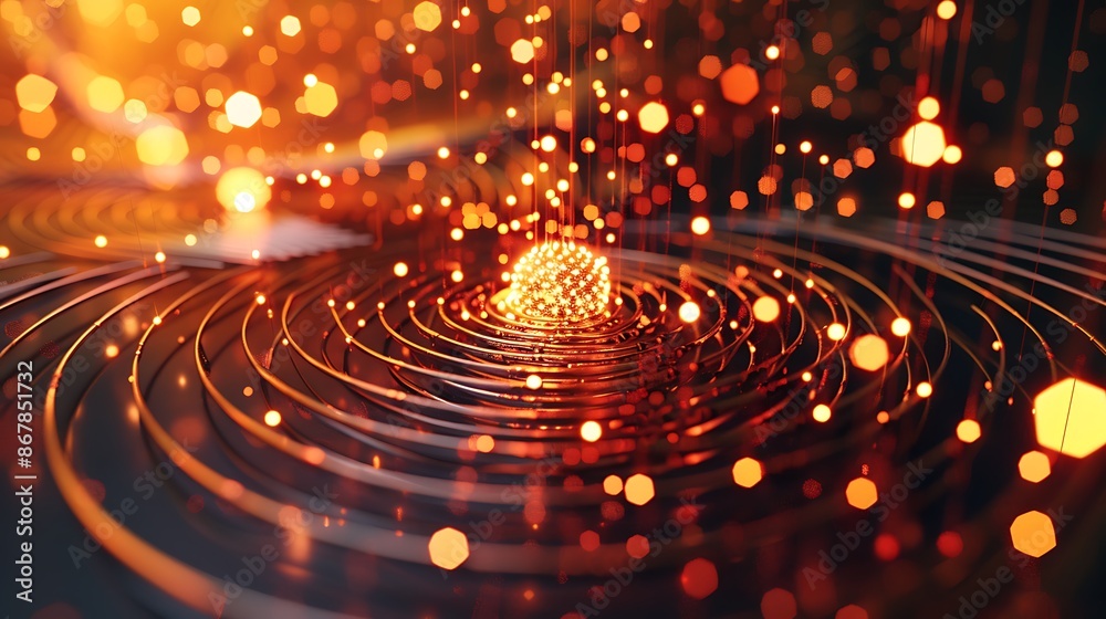 Educational chart on Magnetic Domains and Ferromagnetism illustrating ...