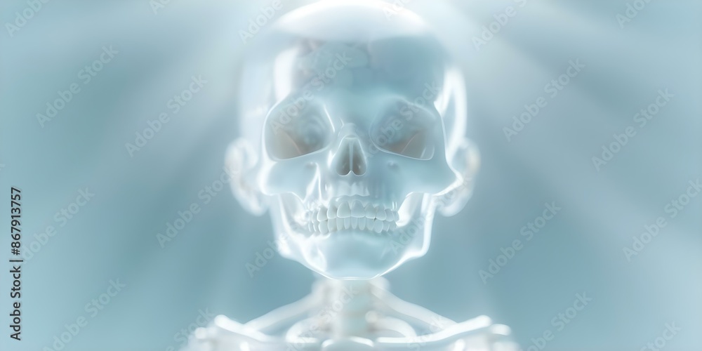 3D rendering of skeletal system in a weekold embryo. Concept 3D ...