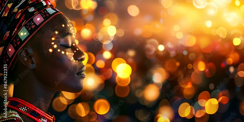 Honoring African Indigenous Culture and Heritage. Concept Traditional ...