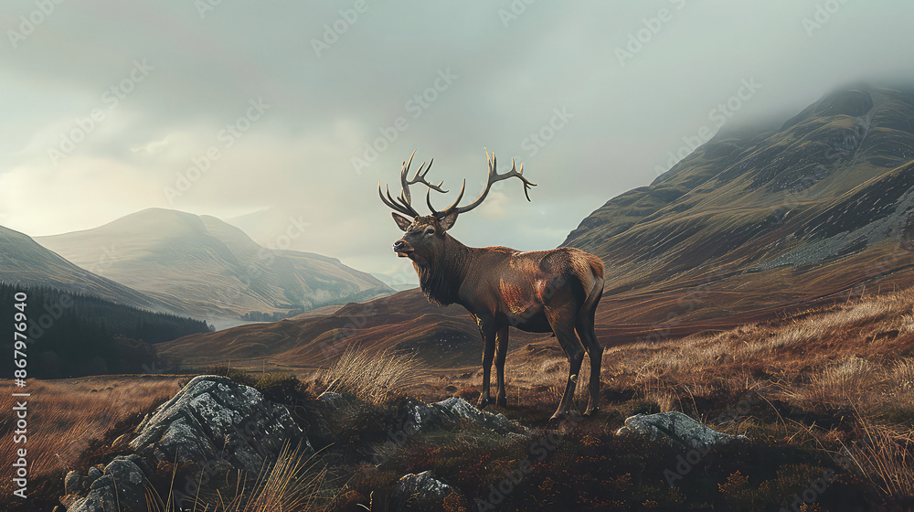Against the breathtaking backdrop of the Scottish Highlands, a free and ...
