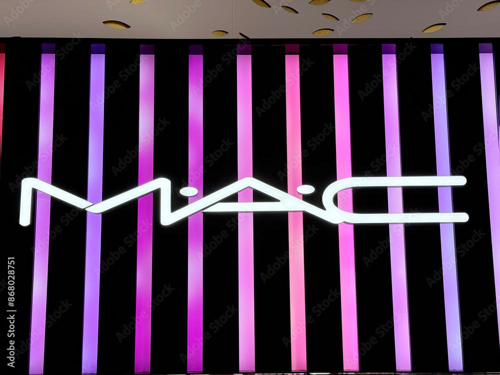 Shanghai,China-June 30th 2024:MAC Cosmetics company brand logo store ...