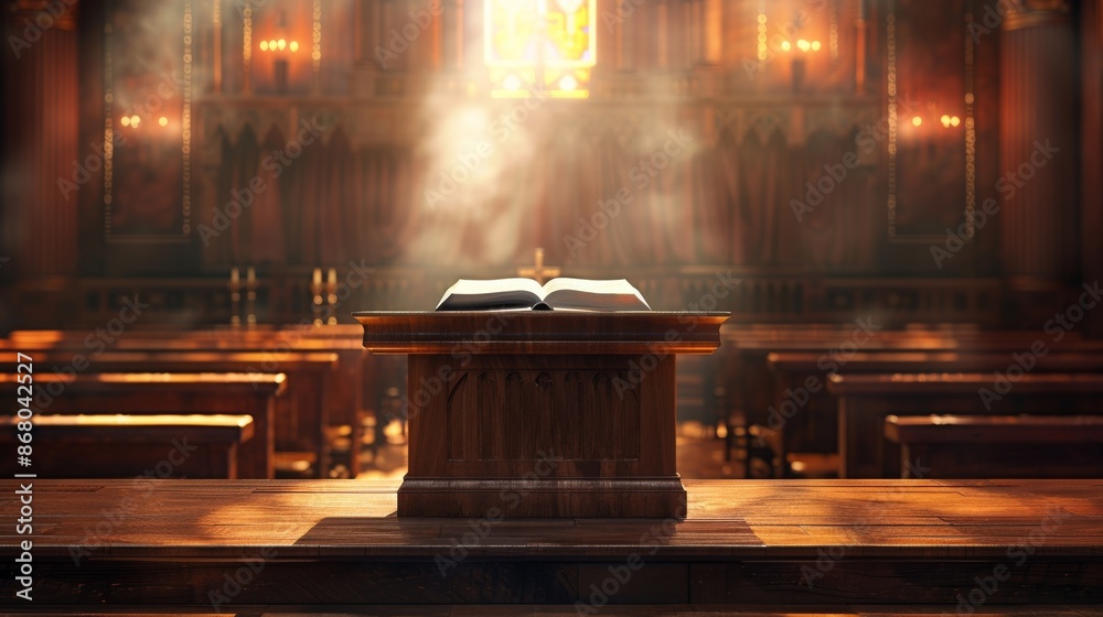 Banner background of Church Day theme banner design for microstock, no ...