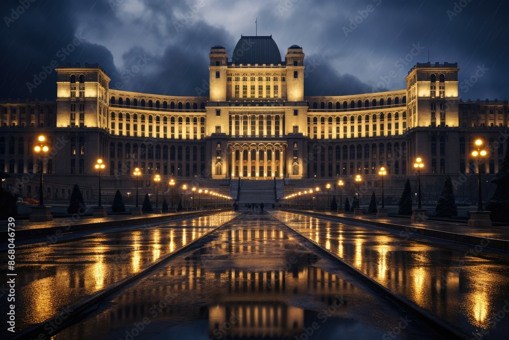 The Palace of the Parliament in Romania, concealing chambers of arcane ...
