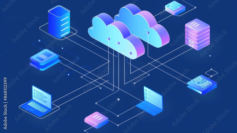 Cloud architecture blueprint, layered diagram with infrastructure ... Cloud architecture blueprint, layered diagram with infrastructure ...