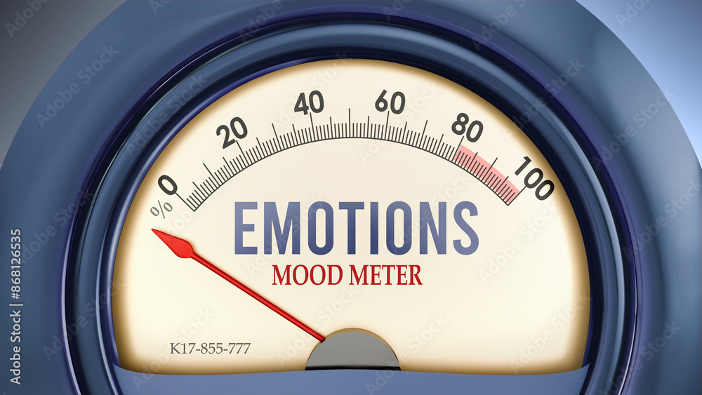 Emotions and Mood Meter that hits less than zero, showing an extremely ...