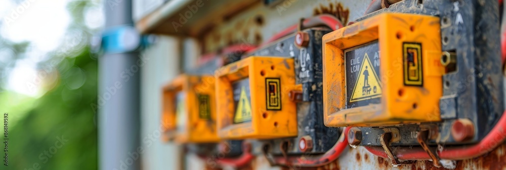 Visual guide safety measures for high voltage electricians shown in ...
