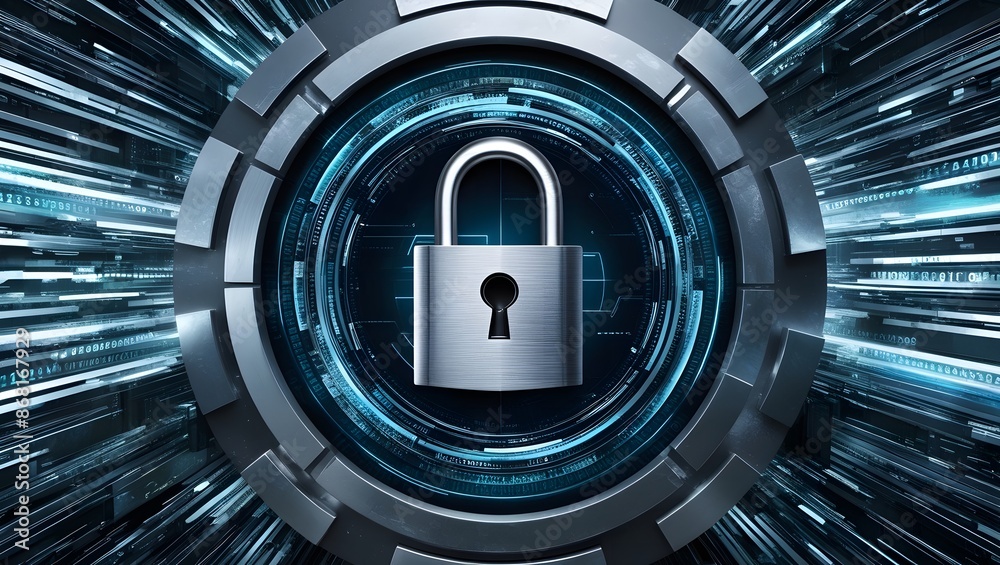 3d digital technology background wallpaper of cyber internet security ...