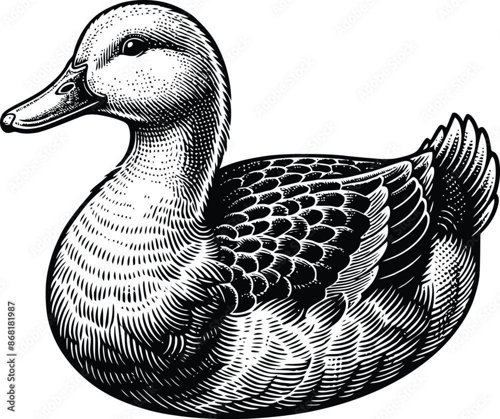 Duck goose silhouette vector png. Vector illustration duck png ...