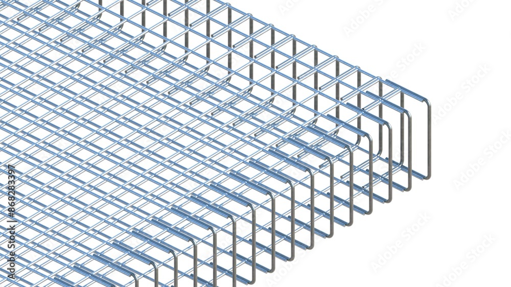 3D Details of Reinforced Concrete Pile Caps with 16mm Mild Steel Round ...