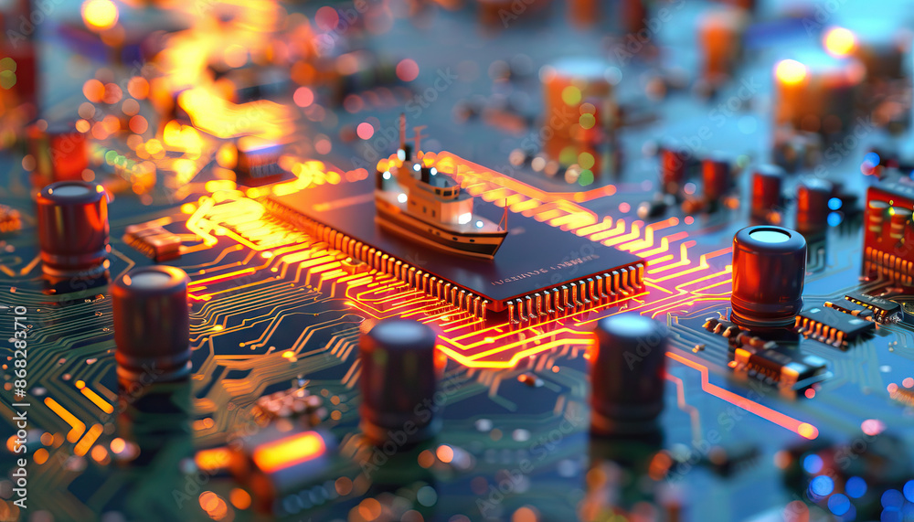 Computer chips are the silent voyagers in the sea of data, navigating ...