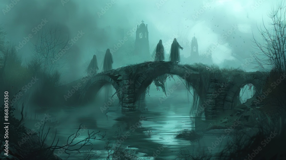 The bridge stood as a portal between the living and the dead and as I ...