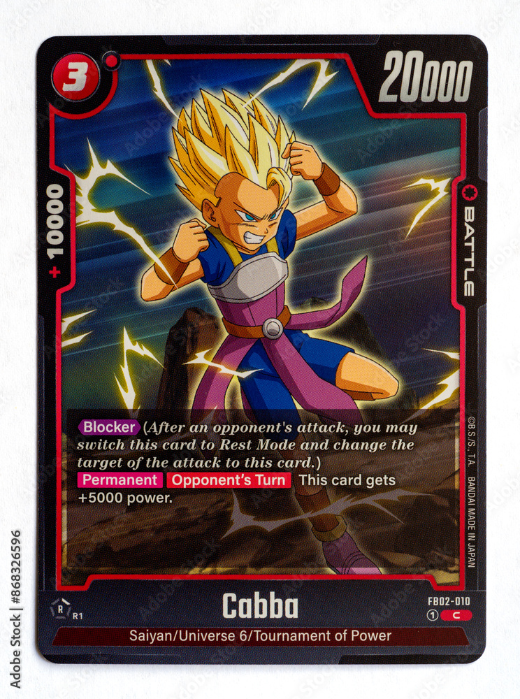 Hamburg, Germany - 06292024: photo of the English dragon ball super ...