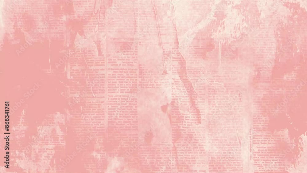 Nostalgic newspaper retro background for animated videos, textured old ...