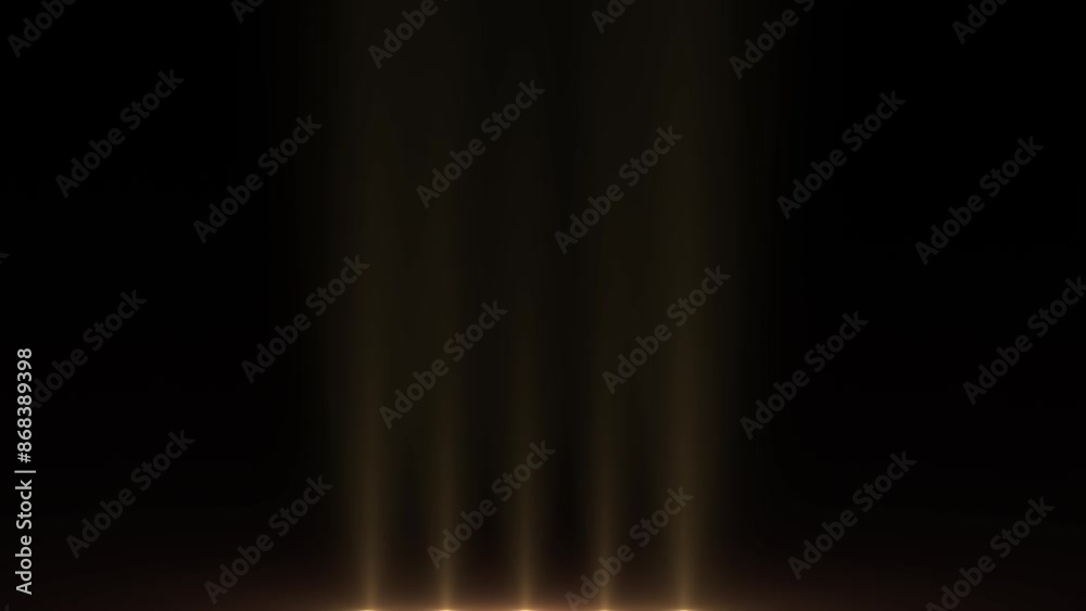 Bright blue flares, dark background, fluid transitions, light gleams ...