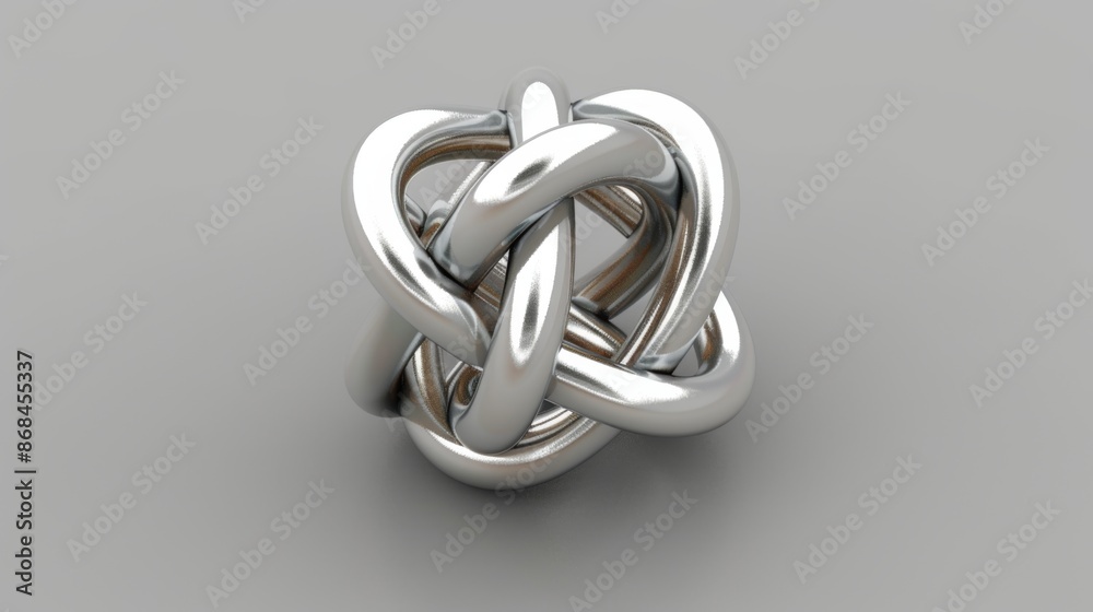 Design a shape that appears to be made up of nested circles, with each ...