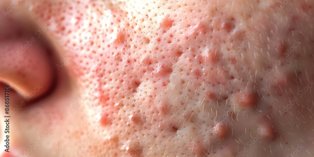 Visualize widespread skin rashes and lesions indicating dermatological ...