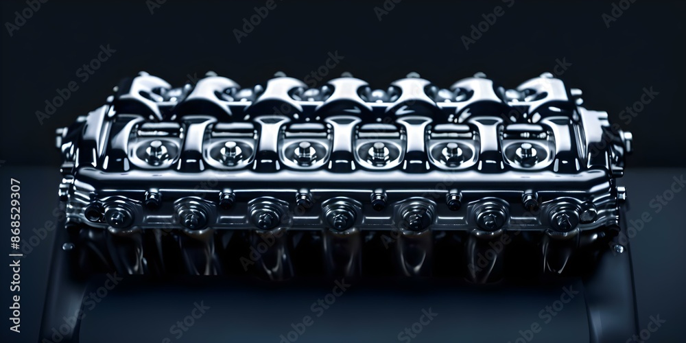 Enhancing the features of a high-performance vehicle A gleaming intake ...