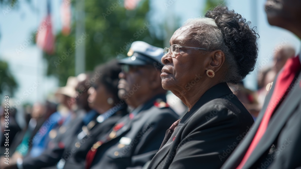 A solemn commemoration ceremony on July Fourth, honoring the sacrifices ...