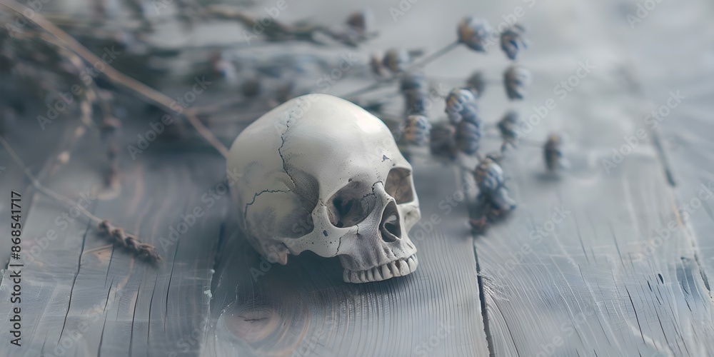 Genderneutral memento mori tattoo design suitable for anyone seeking a ...