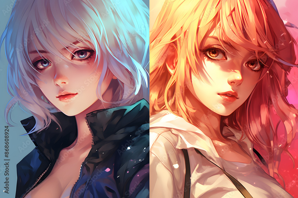 anime girl portrait wallpaper, anime style wallpaper, wallpaper ...