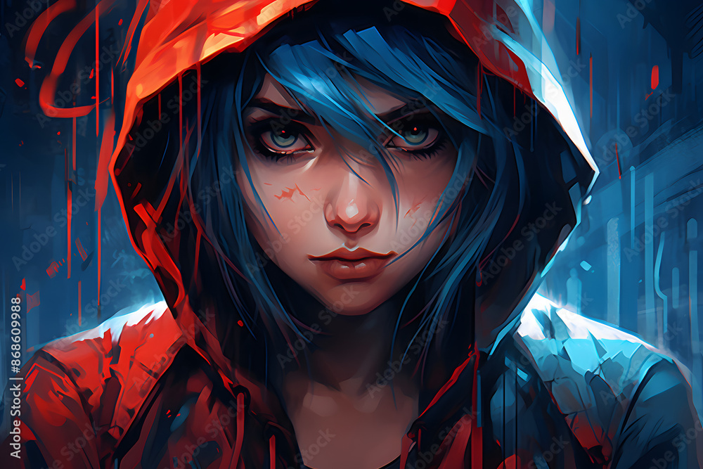 anime girl portrait wallpaper, anime style wallpaper, wallpaper ...