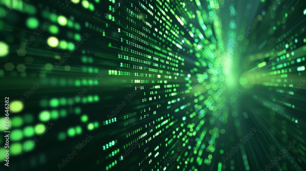 Retro Green Monochrome Phosphor Monitor with Pixel Sorting Glitch ...