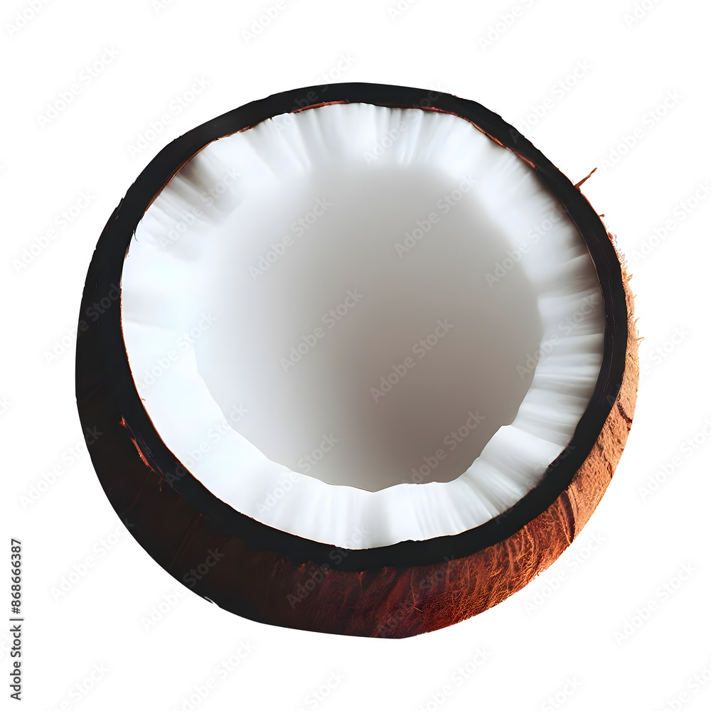 Coconut png coconut with leaf png half coconut png coconut with splash ...