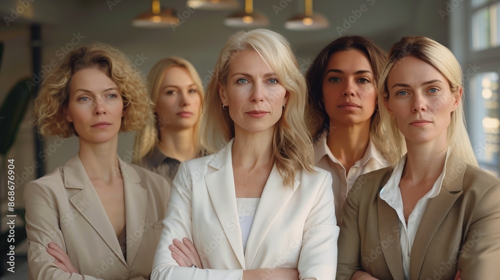 Group of Business women , diversity in office teamwork and group ...