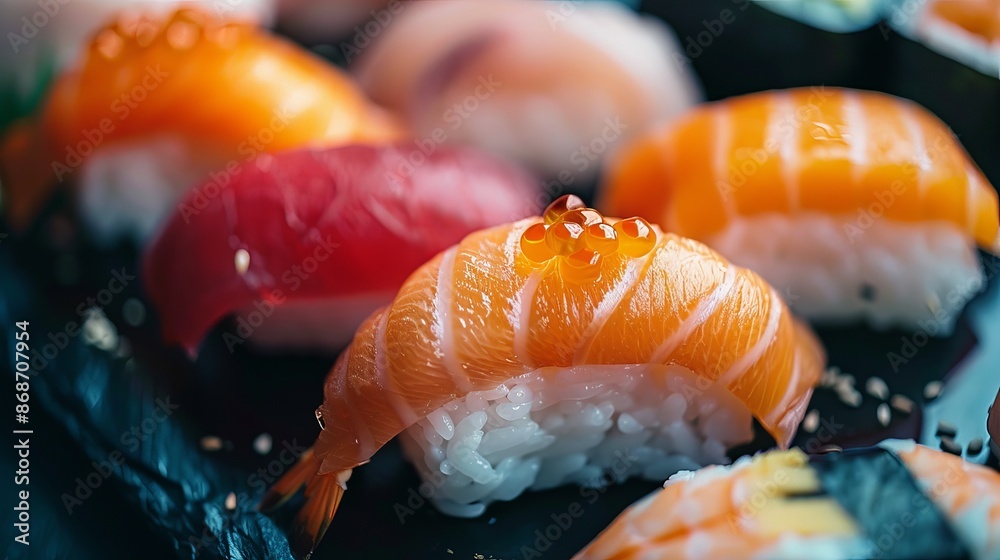 Sushi is a Japanese dish made of vinegared rice combined with other ...