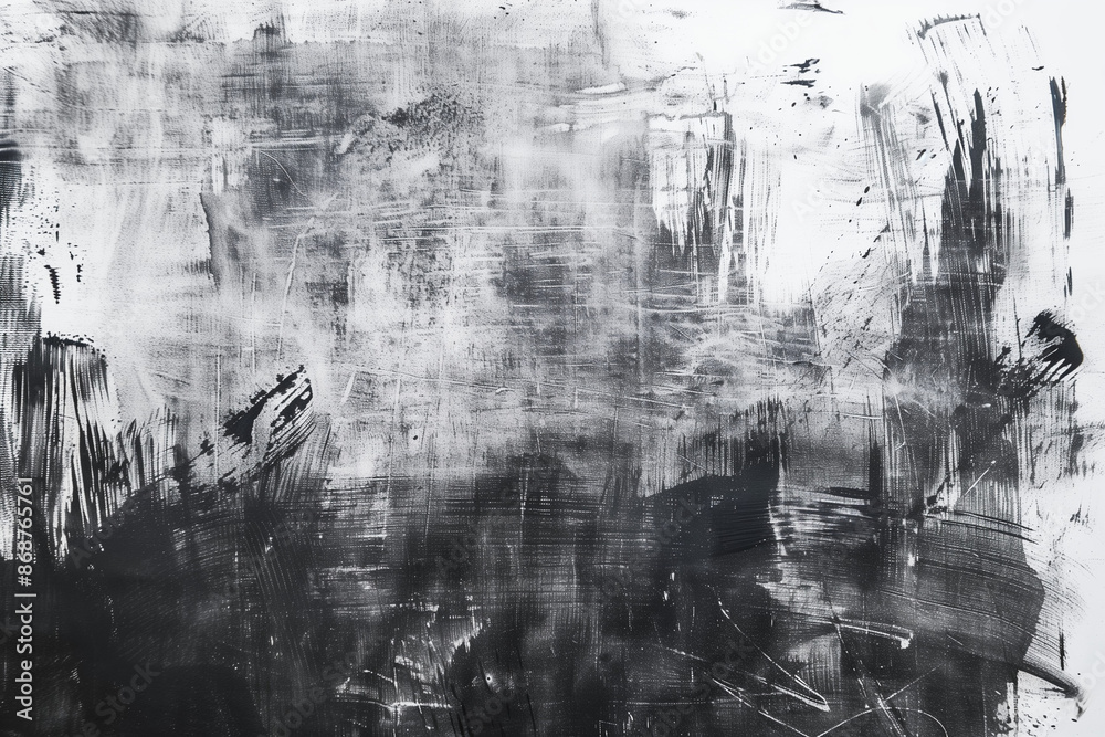 Charcoal Paint Strokes Wallpaper displaying a combination of ink and ...