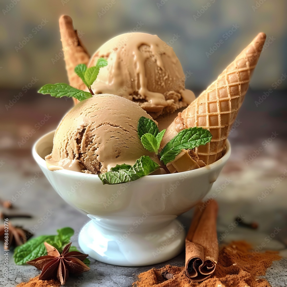 Try this classic Indian dessert, Garam Masala Gelato. It's a delicious ...