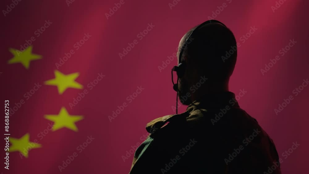 Military dispatcher working for Chinese Communist Party providing informations for troops using ...