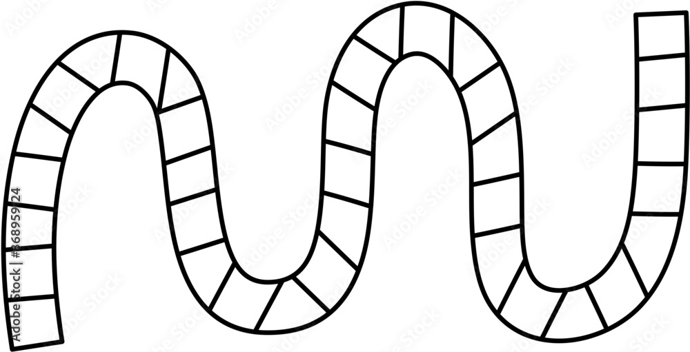 board game path for kid activity book Stock Vector | Adobe Stock