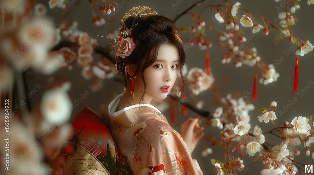 Geisha, Japanese girl, Japanese kimono, Japanese style, ancient ...