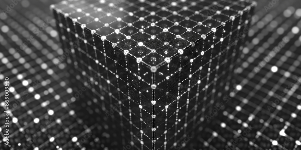 Digital Dot Matrix: An Intricate Composition of 3D Cube Formations ...