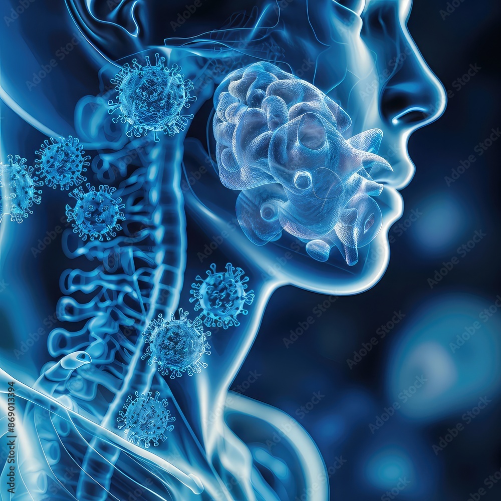 Detailed visual guide on influenza complications, including pneumonia ...