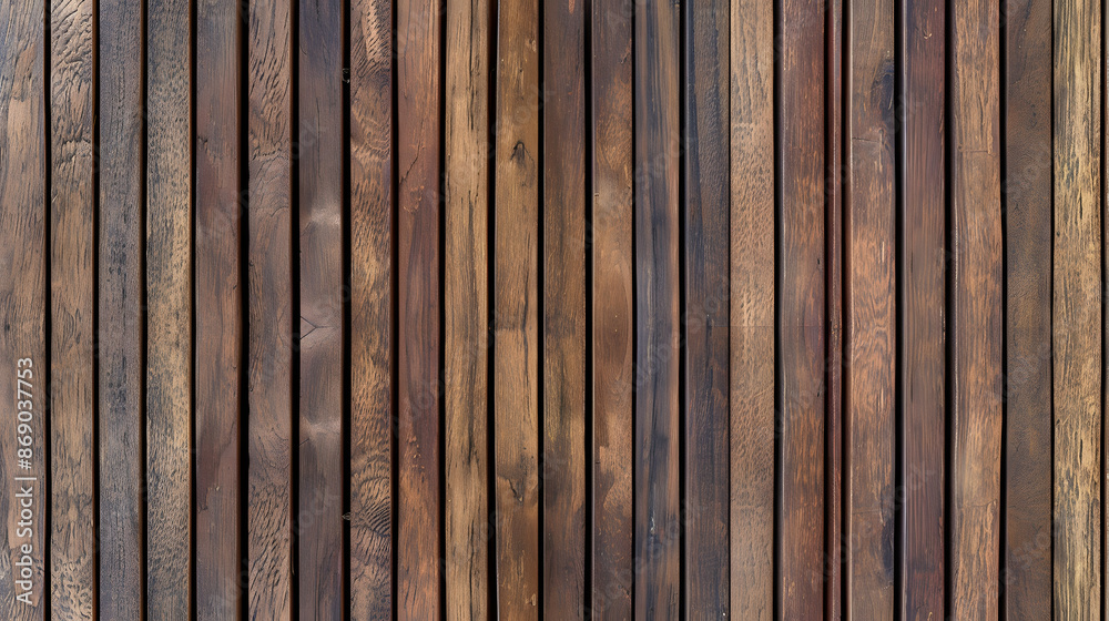 Detailed seamless design of vertical wooden slats for wall paneling ...