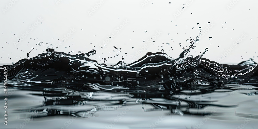 Liquid ripples background, water splash backdrop, flowing liquids ...