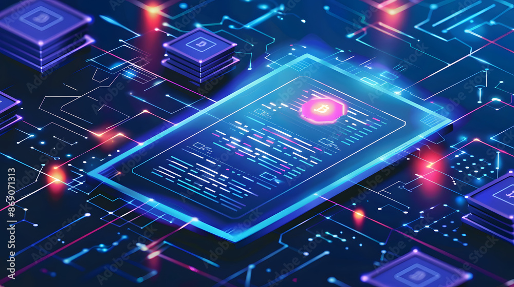 Blockchain Document Authentication, Highlight the security features of blockchain technology in ...