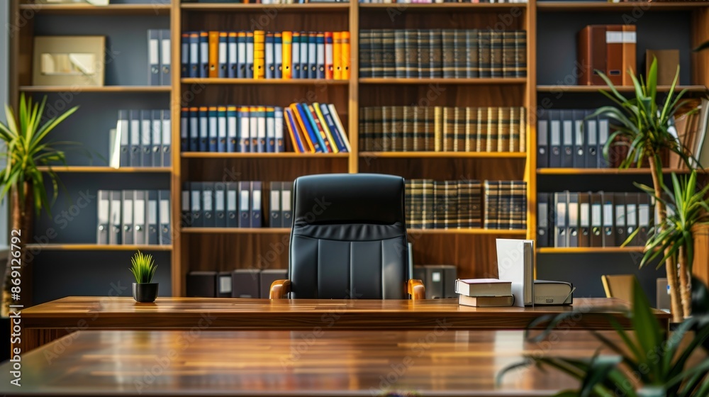 This photo showcases a professional office desk setup perfect for Zoom ...
