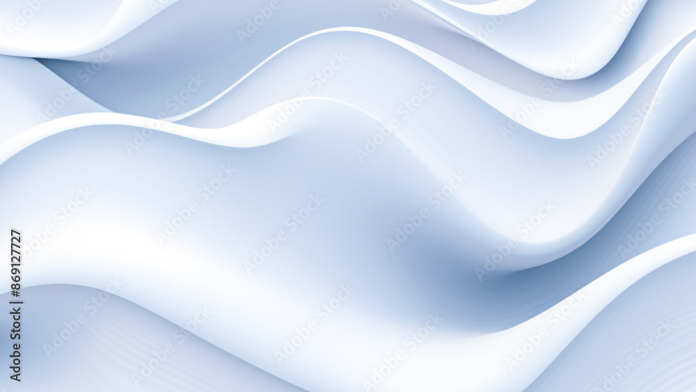Abstract white and light gray wave modern soft luxury texture with ...