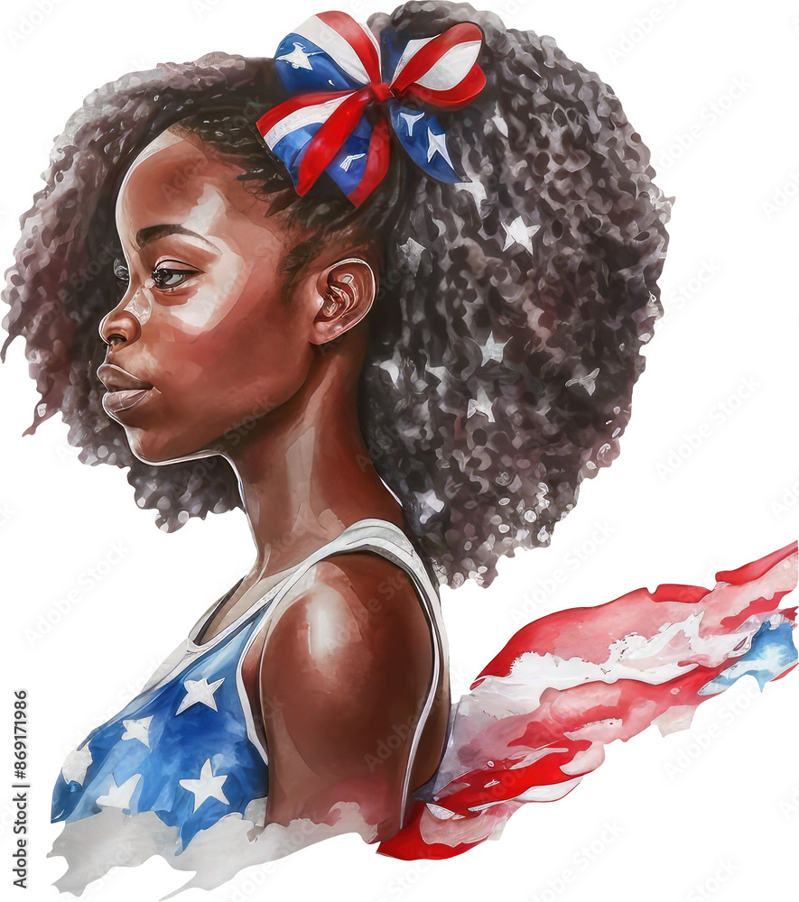 4th of July Girl png, 4th of July PNG, Independence Day Clipart ...