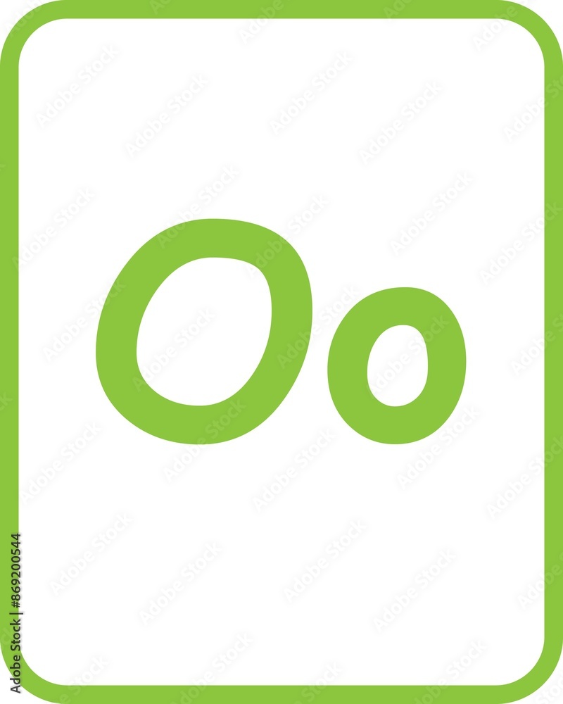 Letter O flashcard. ABC flashcards. Alphabet flashcards. Flashcards for ...