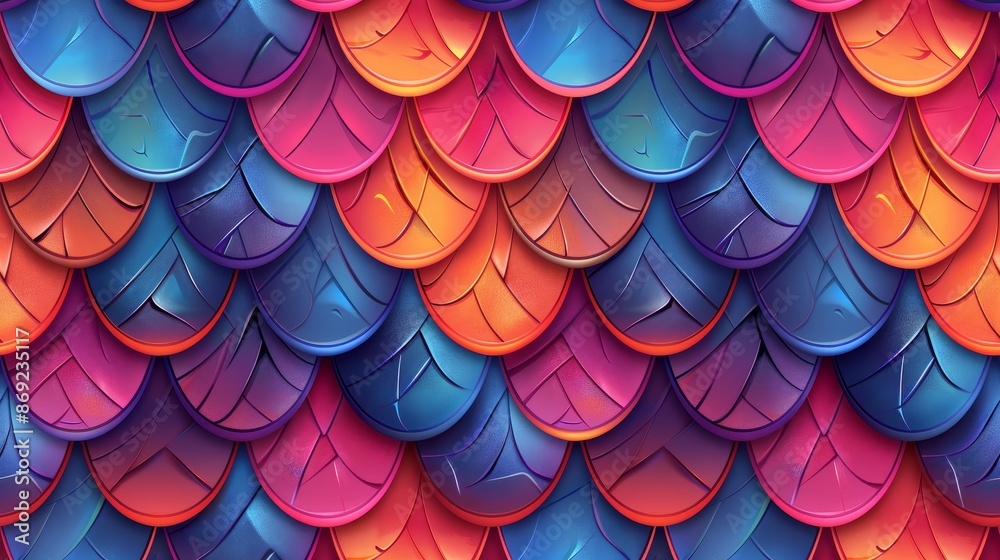 Dragon skin and reptile scale textures for game background. Blue, black ...