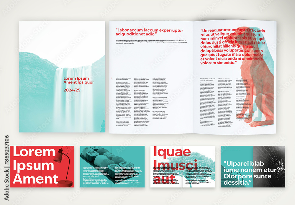 Bold and Modern Aesthetic Magazine Stock Template | Adobe Stock