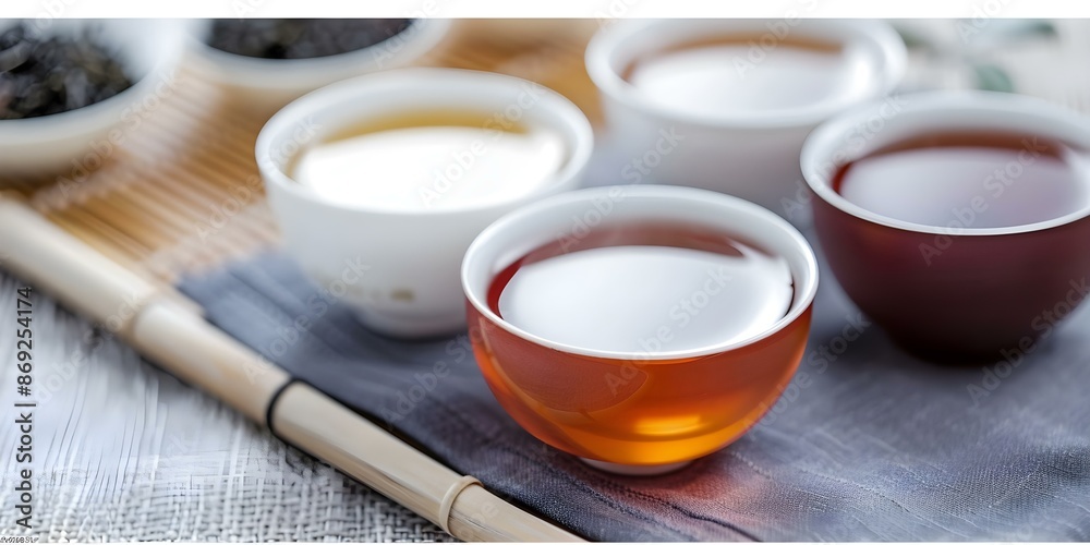 Selection of Teas and Teaware for an Authentic Japanese Tea Ceremony ...