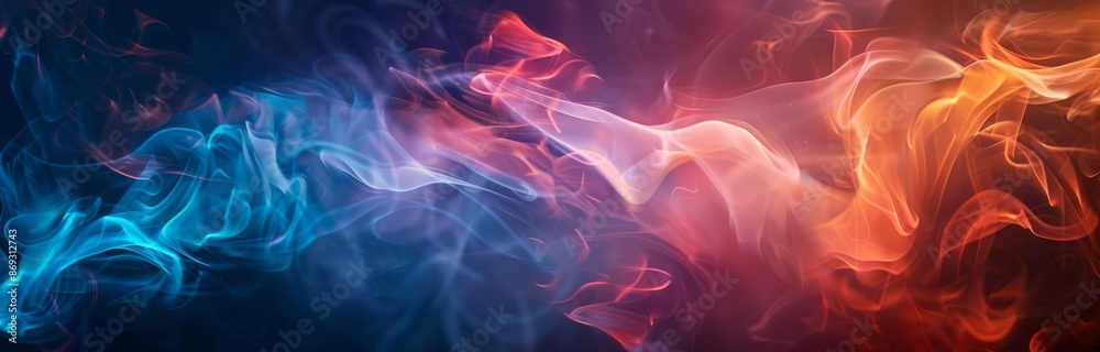 Abstract smoke overlay effect on transparent background illustrating ...